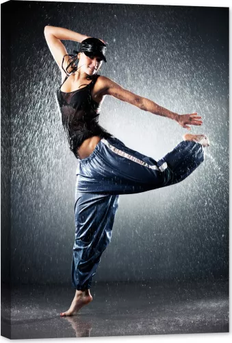 Tablou luminos in intuneric GlowforHome Dans in apa 60 cm x 40 cm cunp ...