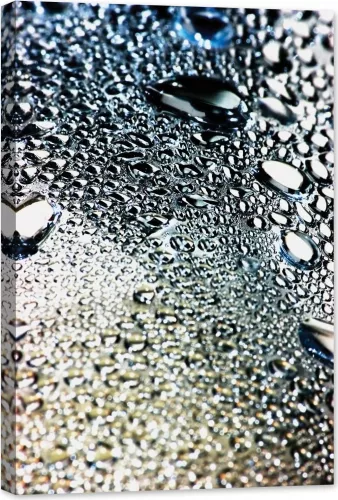 Tablou luminos in intuneric GlowforHome Picaturi de apa stralucitoare ...