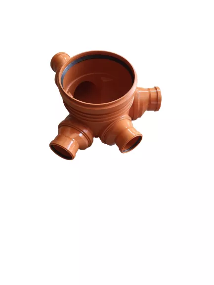 Kit Baza Camin PVC pentru canalizare D315 cu 3 intrari si 1 iesire dn ...