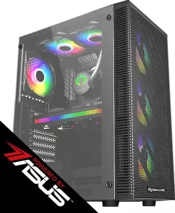 PC Gaming Diaxxa Powered by ASUS AMD Ryzen 5 3600 3.6GHz 1TB HDD+SSD ...