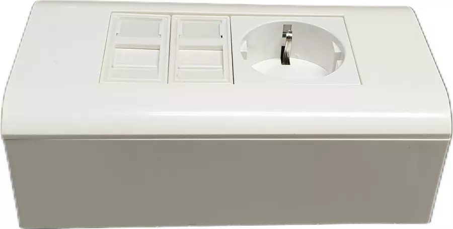 Priza electrica + voce/date LanKATT 1 schuko + 2x priza voce/date F/STP ...