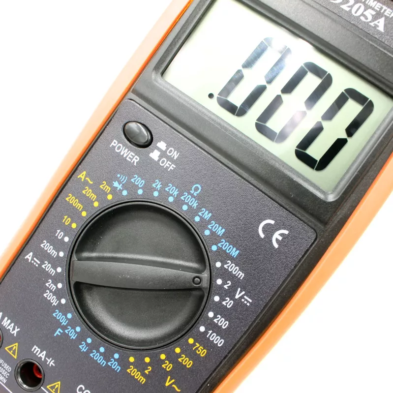 Aparat de Masura Digital DT9205A Multimetru Ampermetru Voltmetru r2 ...