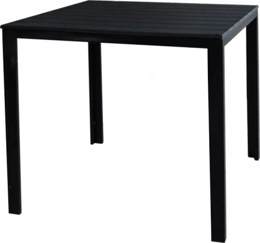 Masa patrata balcon terasa Culinaro 78xh74 cm culoare neagra MN0195340 ...
