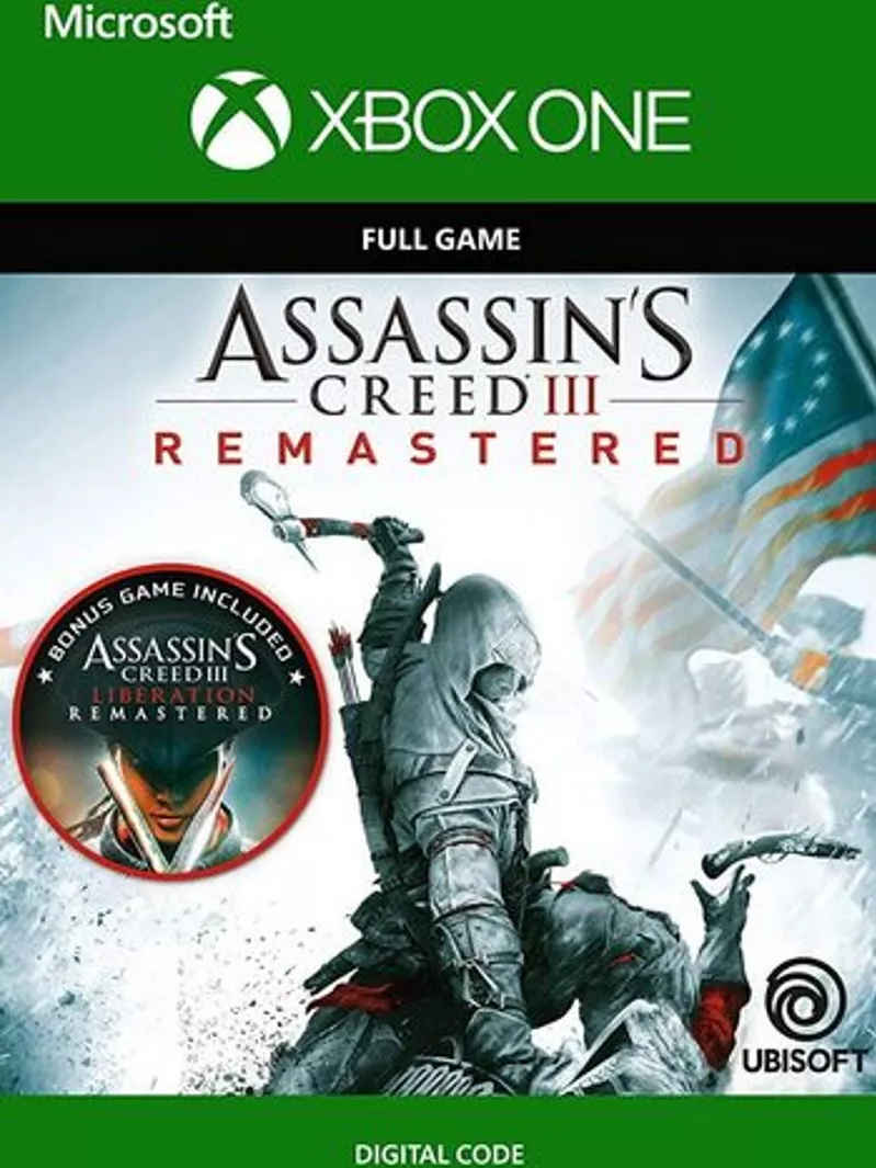 Joc Assassins Creed III Remastered Xbox One/Xbox series X Cod Activare Instant - cel.ro