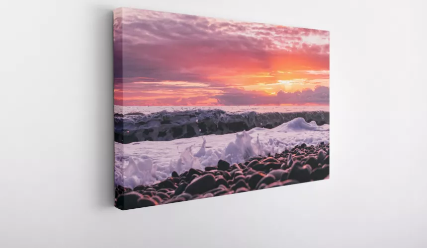 Tablou Canvas INSPO - Arctic Sunset 18-80x120 - cel.ro