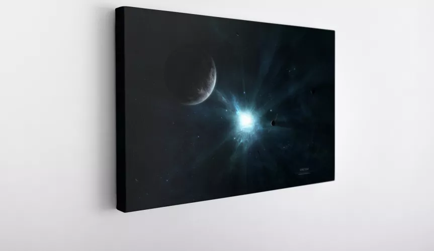 Tablou Canvas INSPO - Galaxy Light in The Dark 46-80x120 - cel.ro