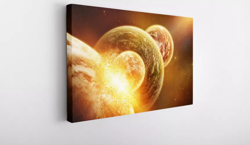 Tablou Canvas INSPO - Solar Explosion 42-80x120- - cel.ro