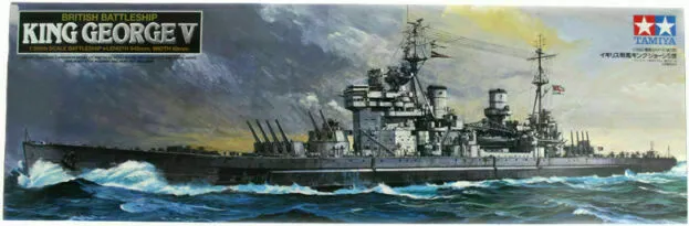 Kit de construit nava de razboi HMS King George V 1/350 78010-Tamiya ...
