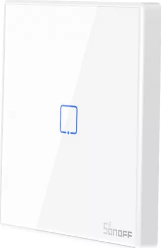 Comutator wireless Sonoff T2EU1C-RF Wi-Fi Semnal RF 1 canal 433 MHz Alb ...