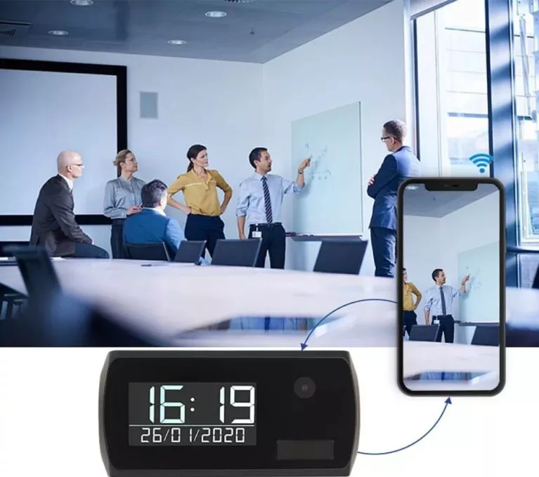 Ceas cu Camera Ascunsa Full HD SY-S006 Acumulator 6000 mA Standby 12 ...