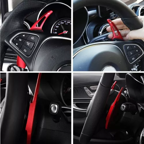 Set 2 padele volan extensii schimbator de viteze pentru Mercedes-Benz ...