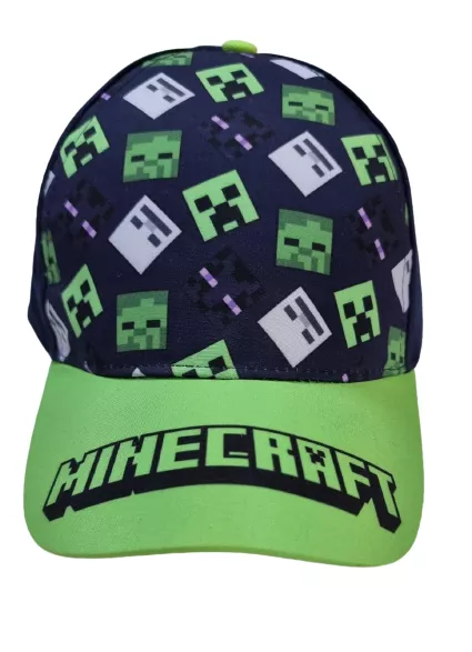 Sapca copii adjustabila Minecraft Creeper Enderman Skeleton LOGO Mojang ...