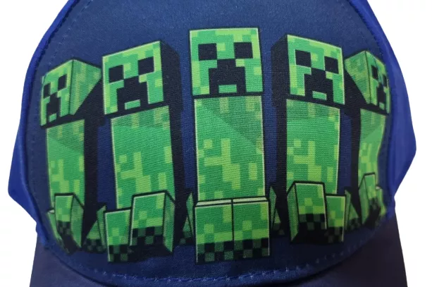 Sapca copii Minecraft Creeper Army Mojang 7 ani + Albastru SPCMNCR20224 ...