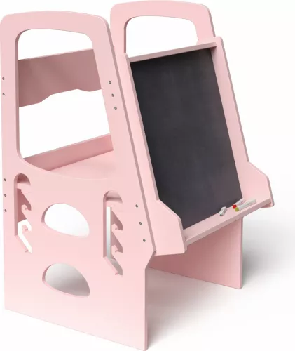 Turn pentru invatare - Learning tower ROZ DSLTsoftpink - cel.ro