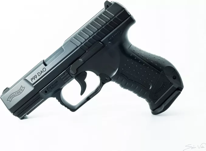 Pistol airsoft Walther P99 DAO CO2 Max Upgrade 4J+ pachet accesorii si - cel.ro