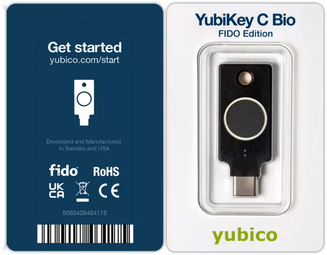 Yubico YubiKey C Bio FIDO Edition - Dispozitiv criptografic biometric ...