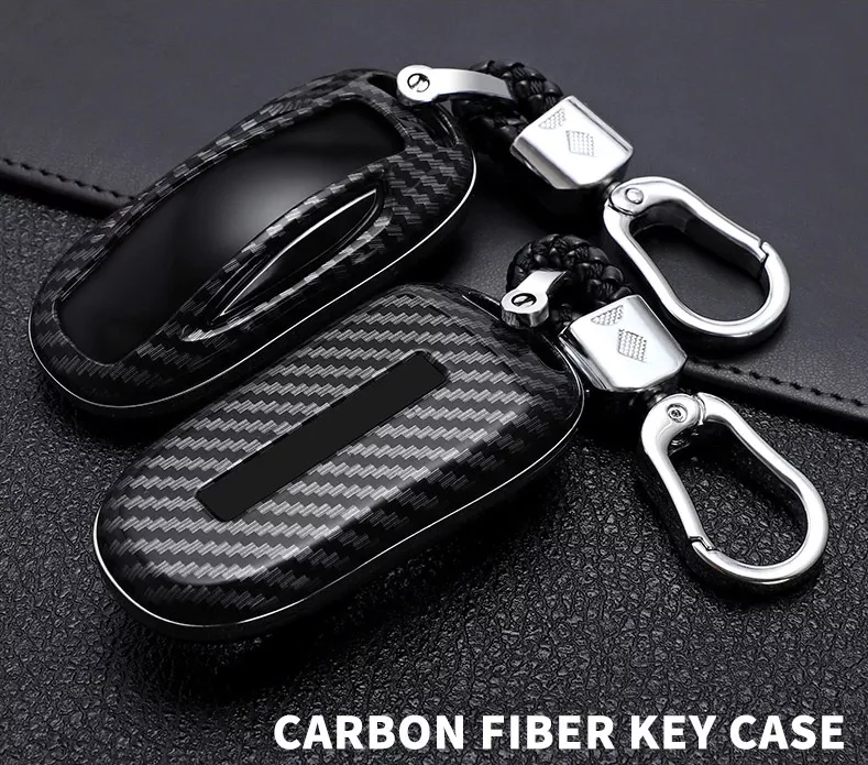 Carcasa protectie pentru cheie Tesla Model X carbon VT-TeslaX - cel.ro