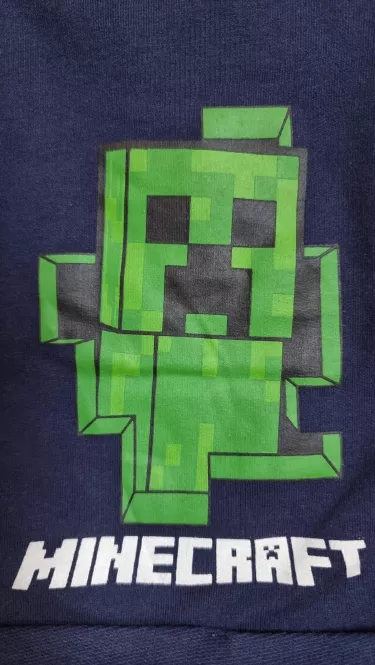 Compleu copii Minecraft Creeper Army 12 ani/152 cm Albastru/Verde - cel.ro