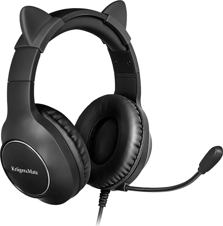 Casti gaming pentru copii Kruger and Matz Street Kids Gamer cu fir ...