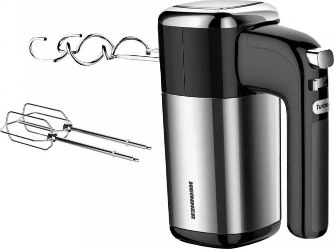 Mixer de mana Heinner HM-B400 400W 5 viteze Negru/Inox 5949088506798 ...