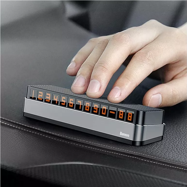 Suport numar de telefon parbriz Baseus functie de inchidere si ...