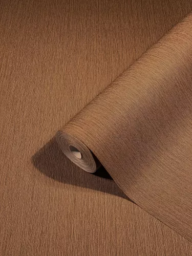 Tapet decorativ simplu uni maro ruginiu birou baie hol Vintage Deluxe ...