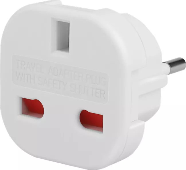 Adaptor priza UK la EU Universal Alb 00000584-DWWV88BBM