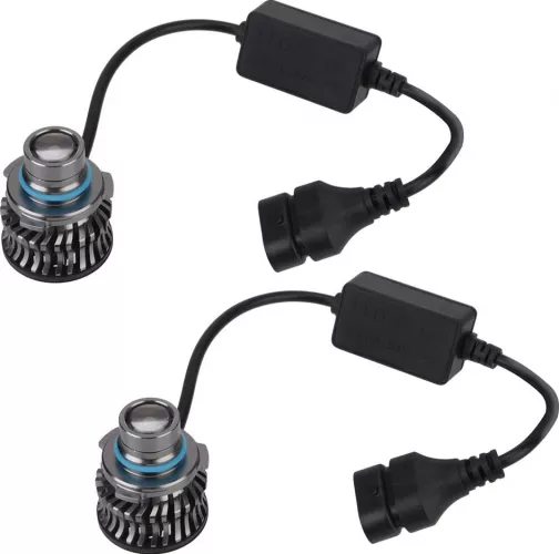 Set 2 becuri led efect laser proiector ceata H11 Canbus Spot light 30w ...