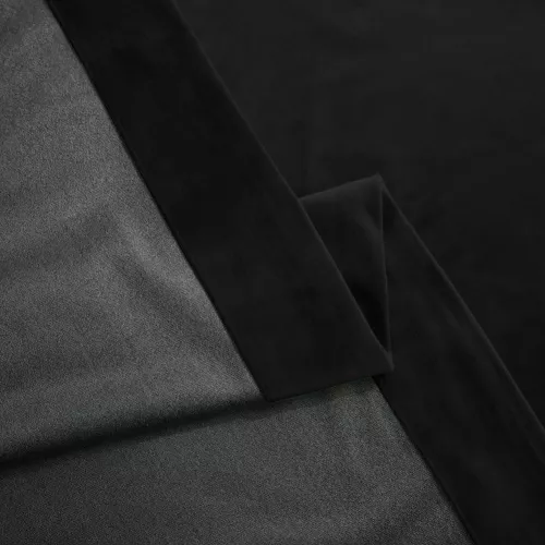 Draperie din catifea blackout cu inele argintii Madison 250x215 cm ...