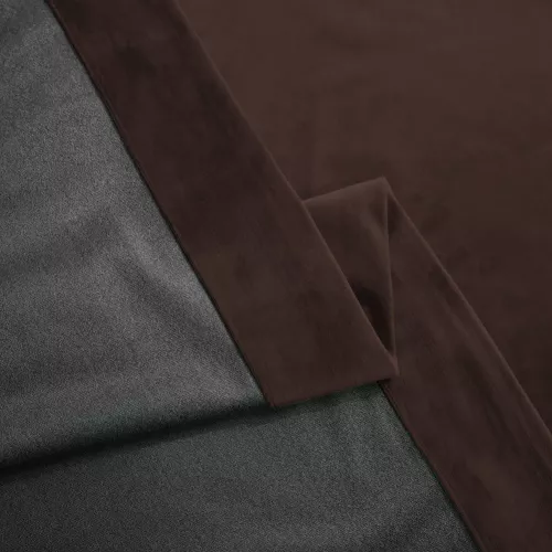 Draperie din catifea blackout cu inele negre Madison 250x235 cm ...