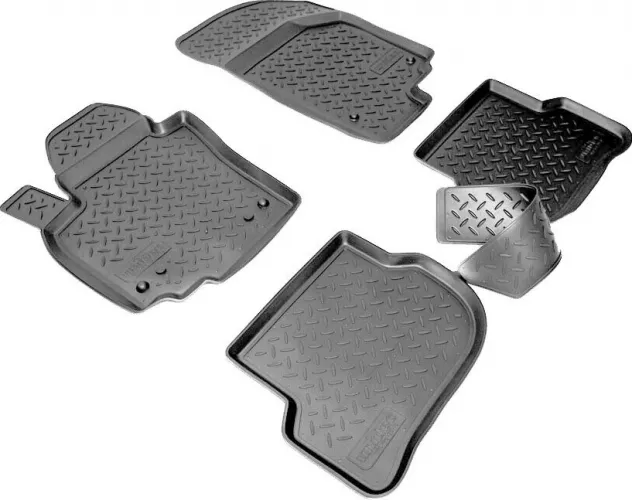 Set de 5 covorase cauciuc 3D stil tavita premium pentru VW Golf Plus CrossGolf - cel.ro