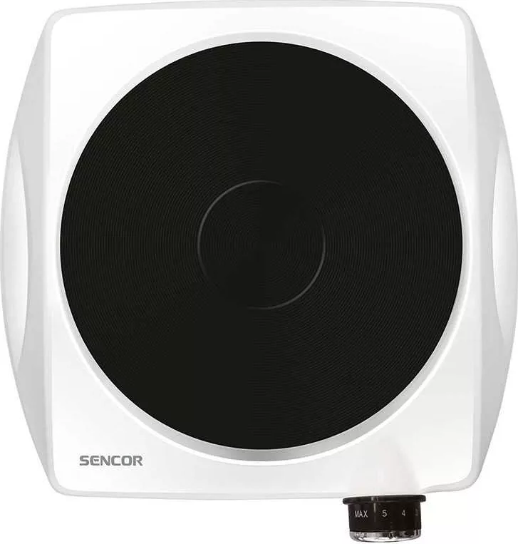 Plita electrica Sencor SCP1503WH 1500W diametrul 18 cm Alb S-SCP1503WH - cel.ro