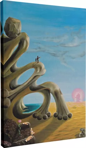 Tablou canvas Intaglio color Suprarealism Revelatie print pe panza ...