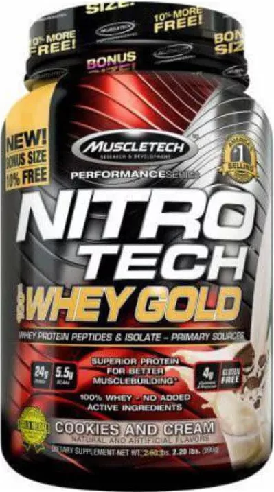 MuscleTech Nitro Tech 100 Whey Gold - 1 kg 4yg_0461 - cel.ro