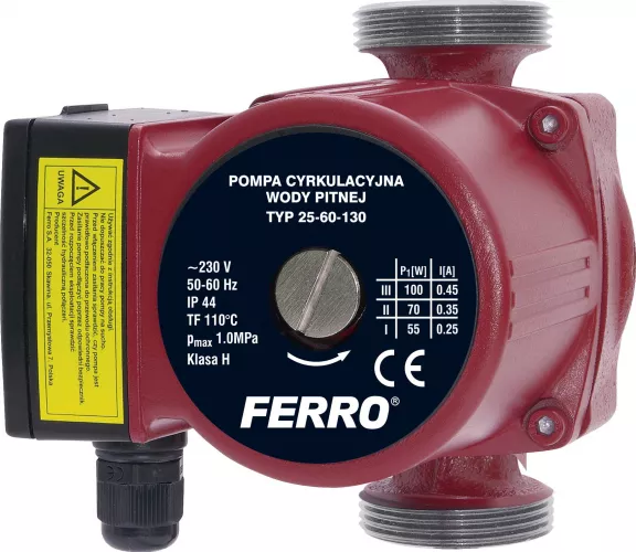 Pompa recirculare FERRO 25-60 130 0204W - cel.ro