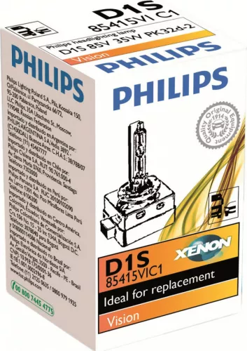 Bec auto Xenon pentru far Philips D1S Vision 85V 35W 1 Buc 85415vic1 ...