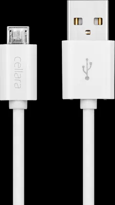 CABLU DE DATE CELLARA MICRO-USB - ALB - cel.ro