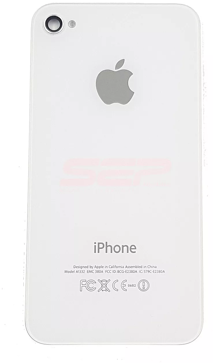 Capac baterie iPhone 4 WHITE - cel.ro