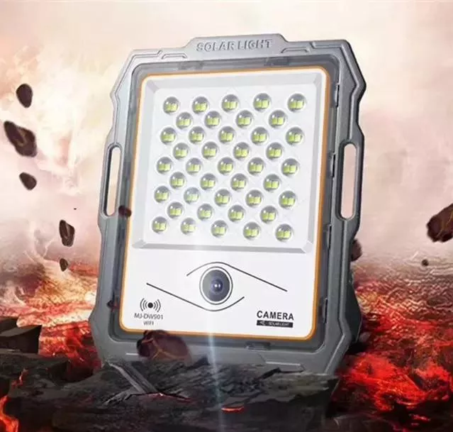 Proiector solar 200W cu camera pentru exterior IP67 5223 - cel.ro