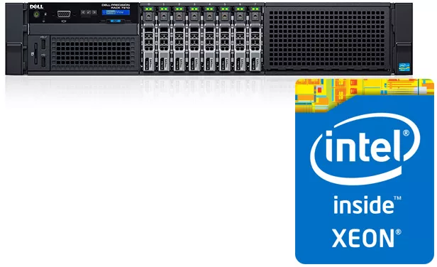 Workstation DELL Precision Rack R7910 Intel Xeon 10-Cores E5-2660v3 3. ...