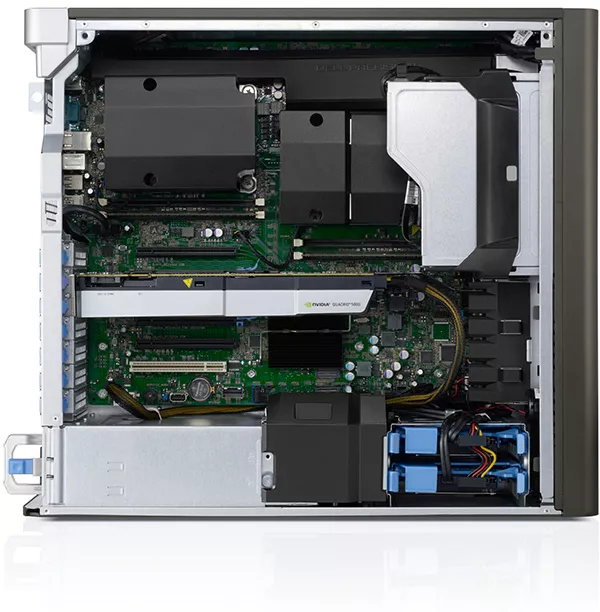 Workstation DELL Precision T5610 2x Intel Xeon 8-Cores E5-2670v1 3.30 ...