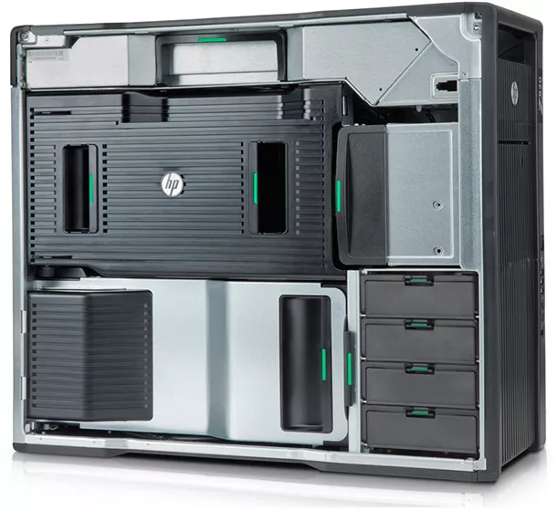 Workstation HP Z820 2x Intel Xeon 6-Cores E5-2630v2 3.10 GHz 64 GB DDR3 ...