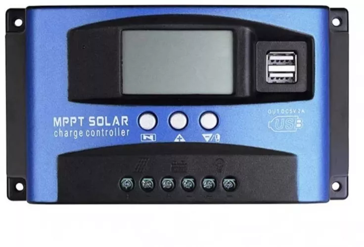 Controler solar de incarcare PowMr MPPT/PWM 12V/24V 100A dublu USB la ...