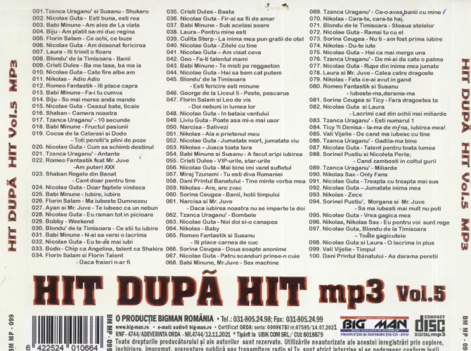 Hit dupa hit Mp3 vol.5