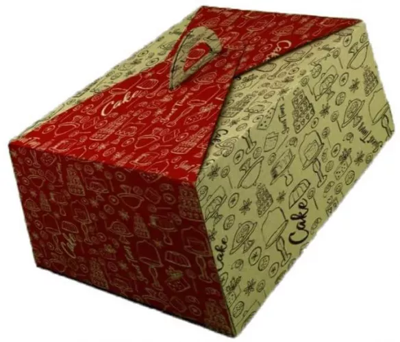 Set 25 Cutii Tort CT5 Imprimate 340x460x145 mm Carton Natur - MEGAAT19746