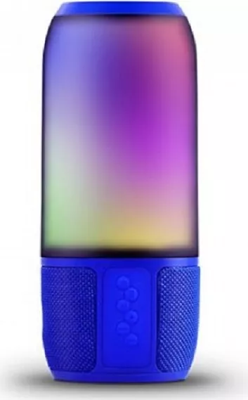 Boxa Bluetooth Portabila Iluminata 2x3W - Albastru pjf6_225768055 - cel.ro