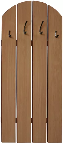 Cuier panou cu 4 agatatori Bienne pal Cires 520 x 1350 x 32mm N14100MM ...