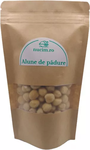 Alune de padure decojite usor coapte fara sare 100 naturale nucim 500 g ...