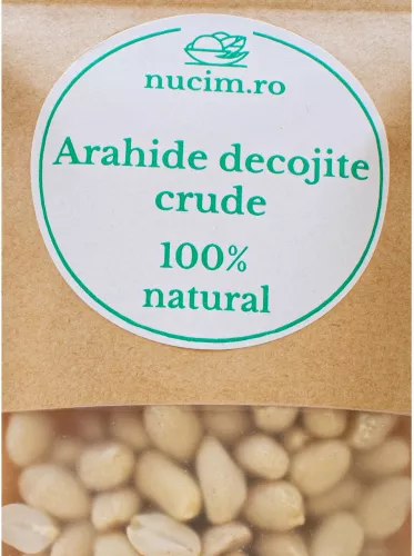 Arahide decojite crude 100 naturale nucim 200 g NUCIM70 - cel.ro