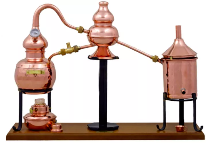 Distilare Alembic charentais premium 7L cu arzator de alcool si ...